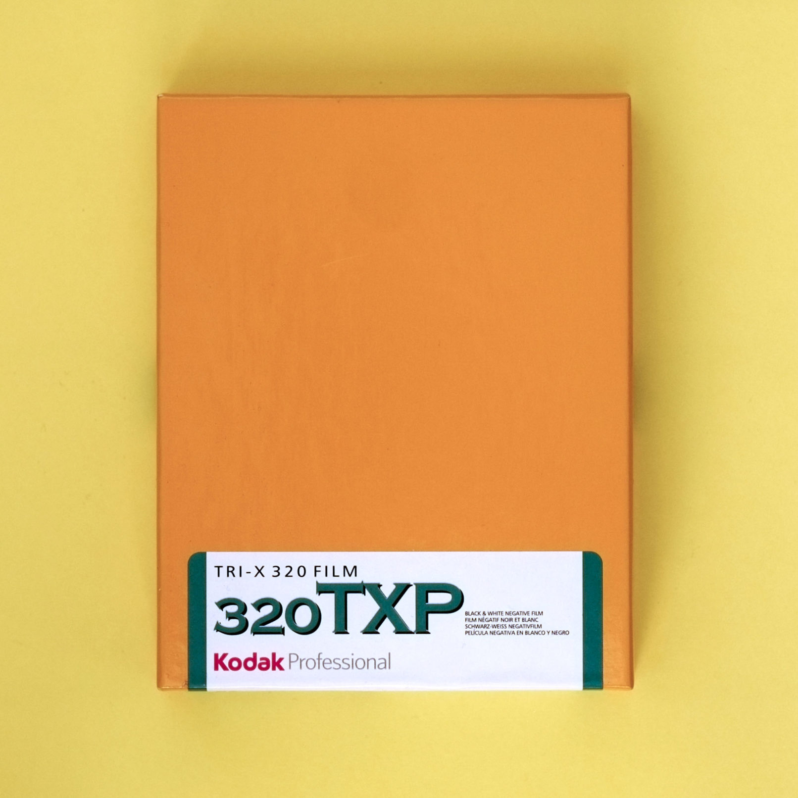 Kodak Tri-X 320 TXP 4x5 Film 50 Sheets - Parallax Photographic Coop