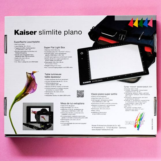 Kaiser Slimlite Plano LED Lightbox - Parallax Photographic Coop
