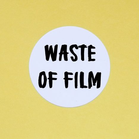 Waste Of Film Sticker Set - Parallax Photographic Coop