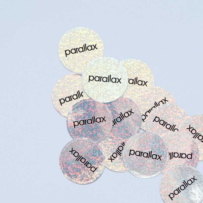 Parallax Glitter Sticker - Film Photography - Parallax Photographic Coop