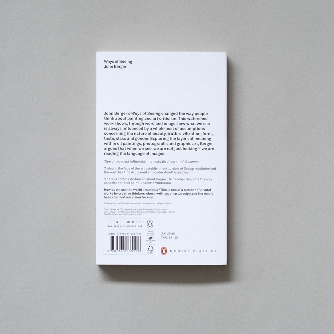 JOHN BERGER Ways of Seeing - Parallax