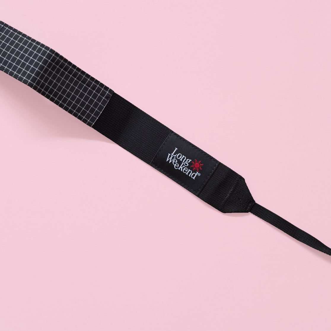 Long Weekend Adjustable Camera Neck Strap Black - Parallax